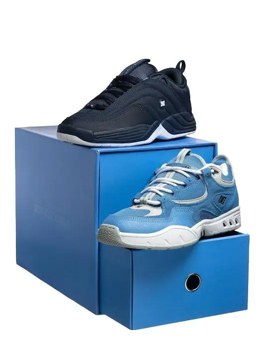 DC SHOES Double Box Sneakers - Navy/light Blue