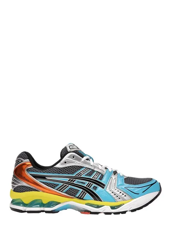 Asics Gel-kayano 14 Angelo Baque Rebirth Of Cool Sneakers - Grey/silver/cyan