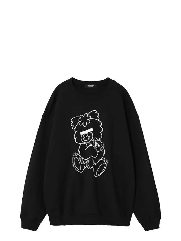 UNDERCOVERISM X Verdy Visty Bear Crewneck Sweatshirt - Black