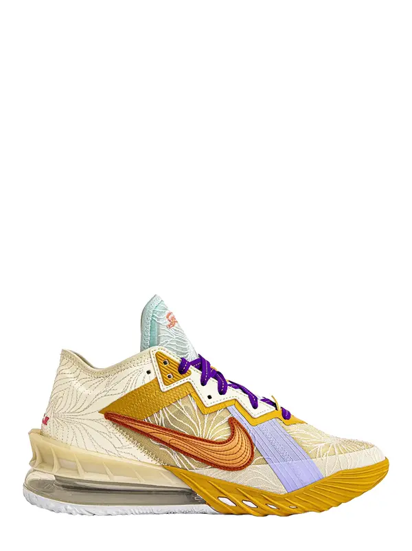 Nike Lebron 18 Low Mimi Plange Scarred Perfection - Purple/orange/lavender