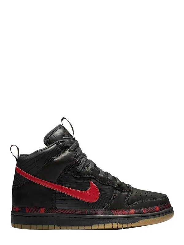 Nike Dunk High N7 Sneakers - Black/university Red/gum Medium Brown