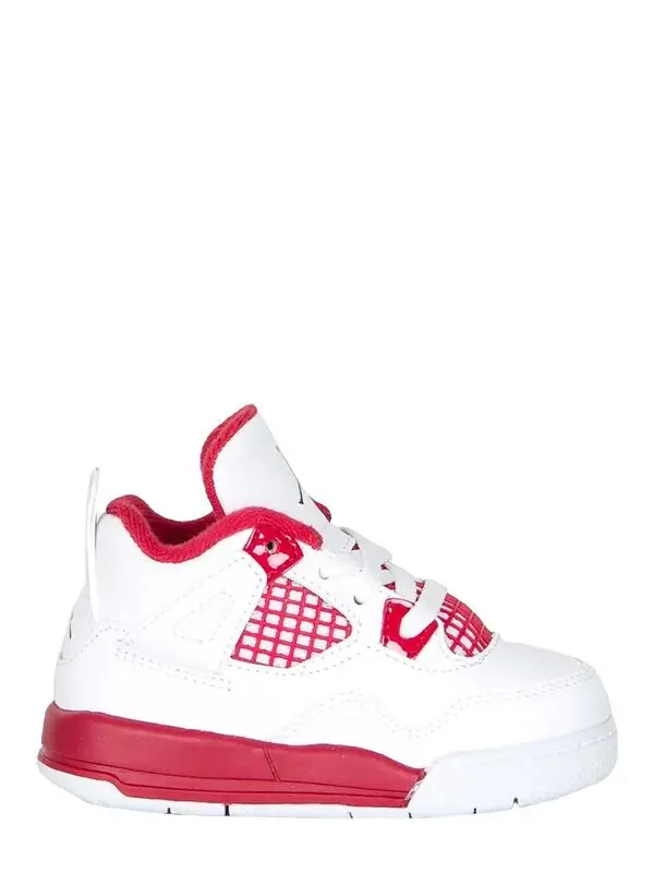 JORDAN 4 Retro Alternate 89 Sneakers - White/black/gym Red