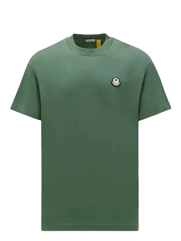 Moncler X Palm Angels Logo Patch T-shirt - Green