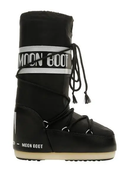 Moon Boot Lace-up Boots - Black/white
