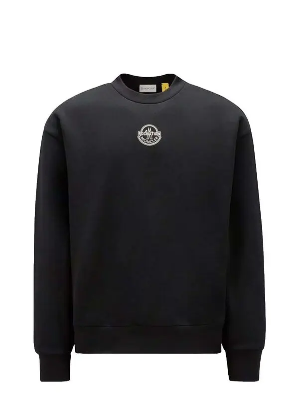 Moncler X Roc Nation Jayz Logo Sweatshirt - Black