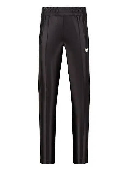 Moncler X Palm Angels Shiny Sweatpants - Black