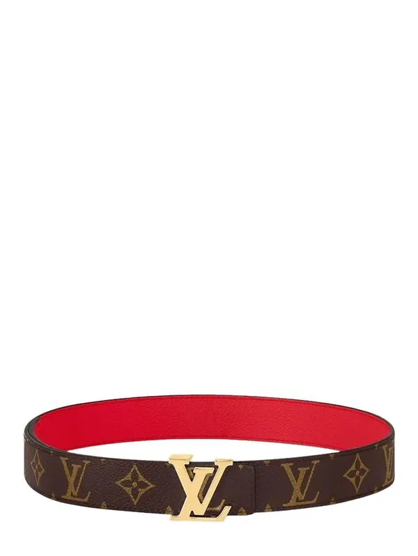 Gucci Reversible And Adjustable Gancini Belt - Monogram Cerise