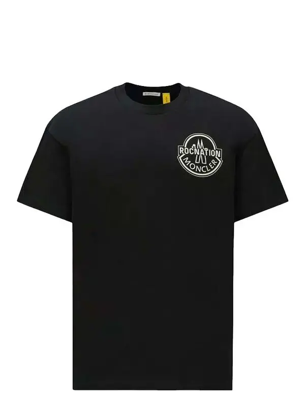 Moncler X Roc Nation Jayz Logo T-shirt - Black