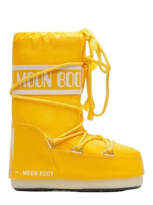 Moon Boot Icon Fleece Low Boot - Yellow