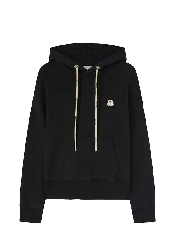 Moncler X Palm Angels Logo Patch Hoodie - Black
