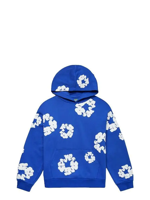 DENIM TEARS Cotton Wreath Sweatshirt - Royal Blue