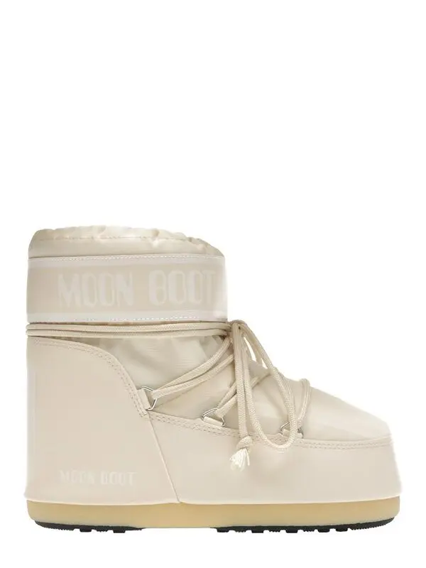Moon Boot Lv Initials Taurillon 40mm Reversible Belt - Cream/white