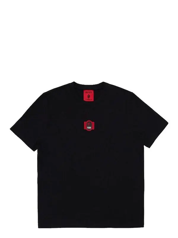 A BATHING APE X Hugo Logo Tee Shirt - Black