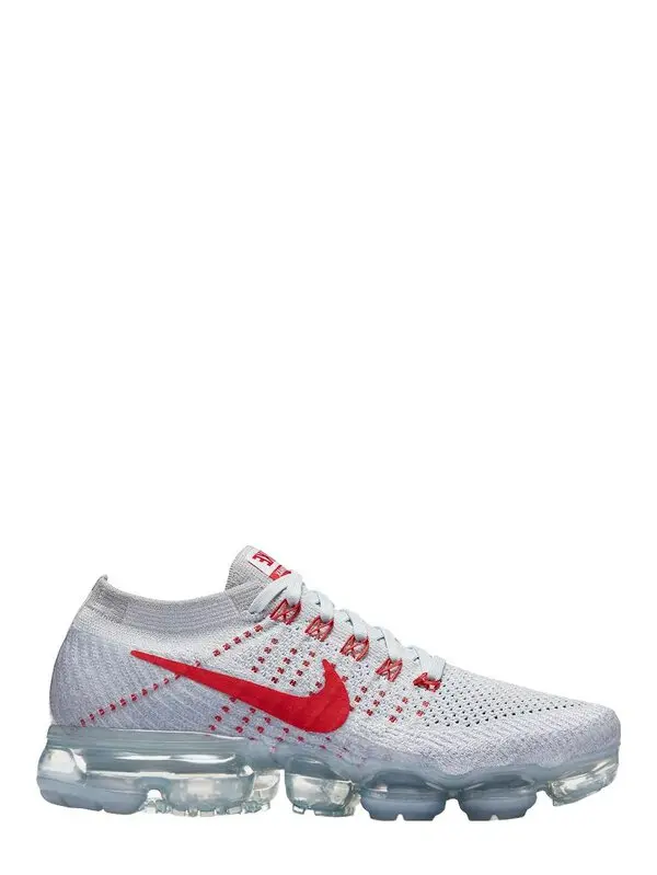 Nike Air Vapormax Sneakers - Pure Platinum/university Red/wolf Grey