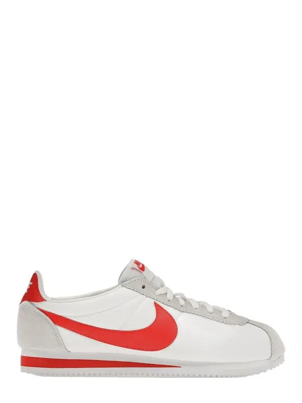 Nike Classic Cortez Nylon Sneakers - White/habanero Red