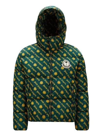 Moncler Thompson Short Down Jacket - Yellow/green
