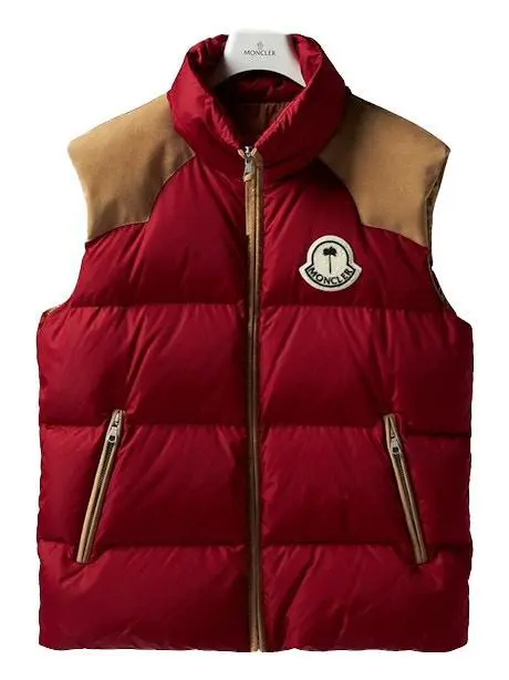 Moncler X Palm Angels Kamakou Vest - Red