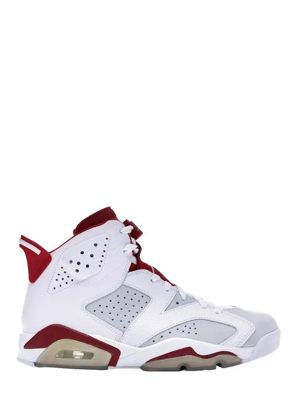 JORDAN 6 Retro Alternate Hare Sneakers - White/gym Red/pure Platinum