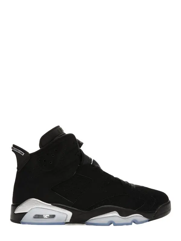 JORDAN 6 Retro Chrome Sneakers - Black/metallic Silver
