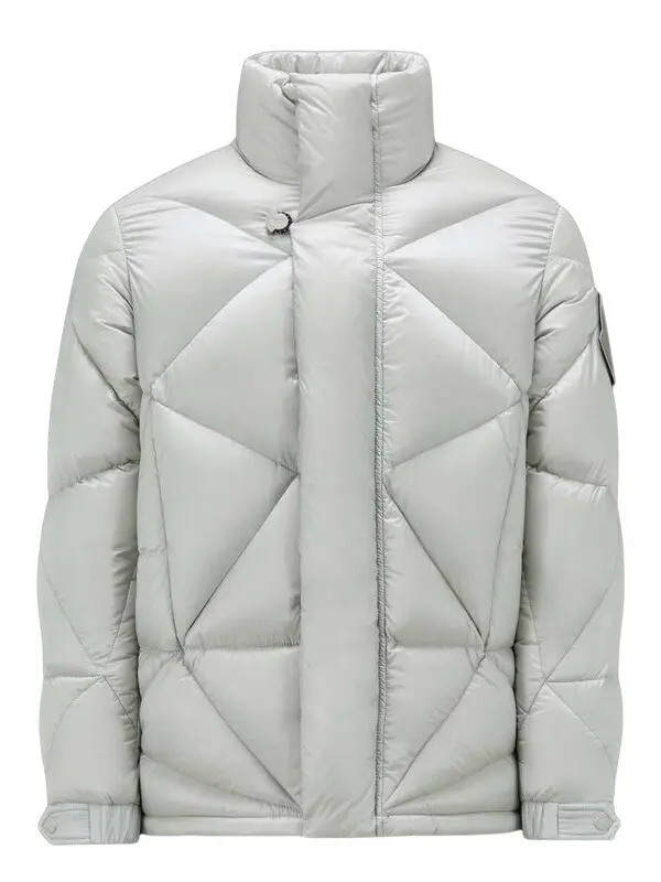 Moncler X Pharrell Oak Short Down Jacket - Light Grey