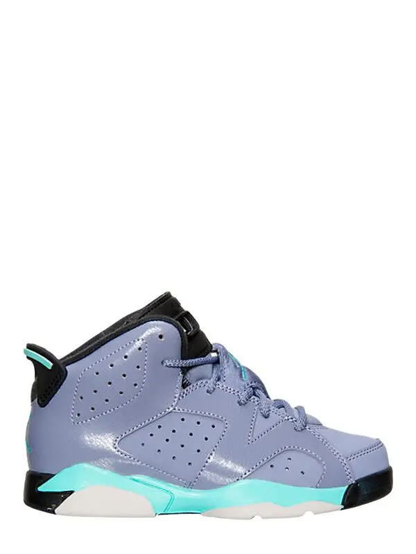 JORDAN 6 Retro Sneakers - Iron Purple/bleached Turquoise/black