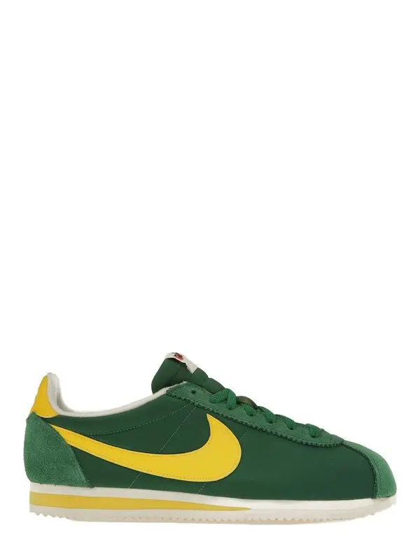 Nike Classic Cortez Sneakers - Pine Green/opti Yellow/sail