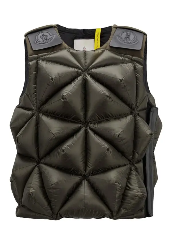 Moncler X Pharrell Holly Down Vest - Green