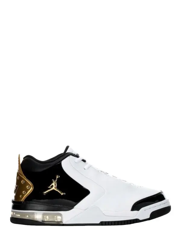 JORDAN Big Fund Premium Sneakers - White/metallic Gold/black
