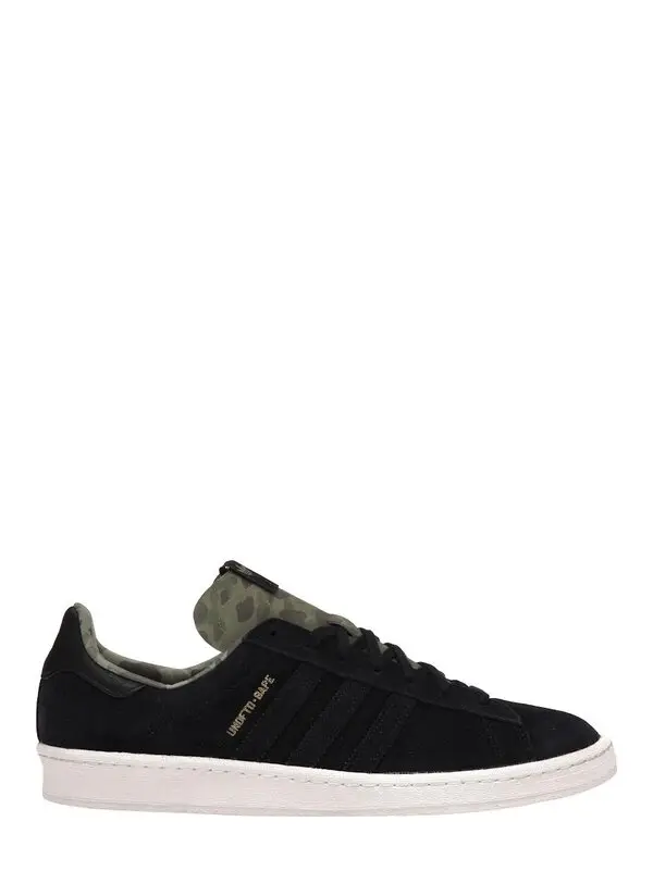 Adidas Campus 80s Undefeated X Bape Sneakers - Black1/chalk2