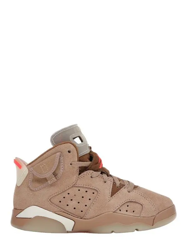 JORDAN 6 Retro Travis Scott Ps - British Khaki/sail/bright Crimson