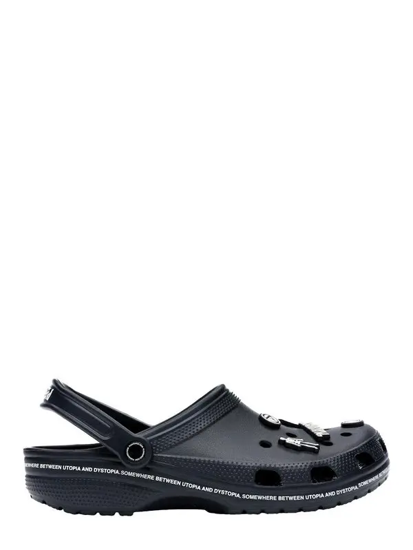 CROCS Classic Clog Pleasures Utopia Dystopia - Black