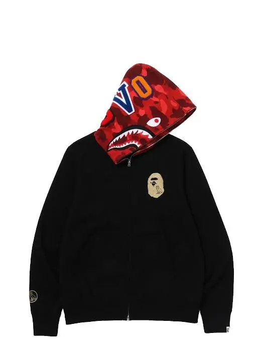 BAPE X Ovo Shark Full Zip Hoodie - Black