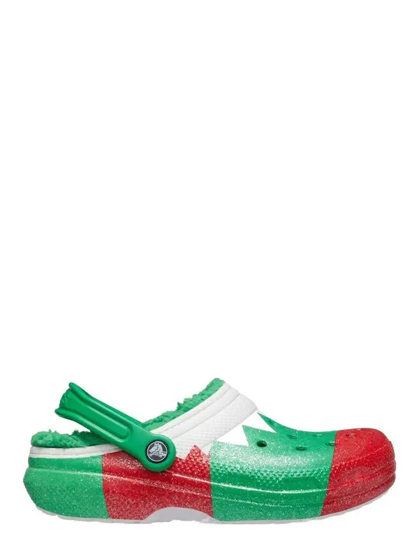 CROCS Classic Lined Holiday Elf Clog - Multicolor
