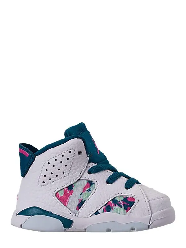 JORDAN 6 Retro Sneakers - White/laser Fuchsia/green Abyss