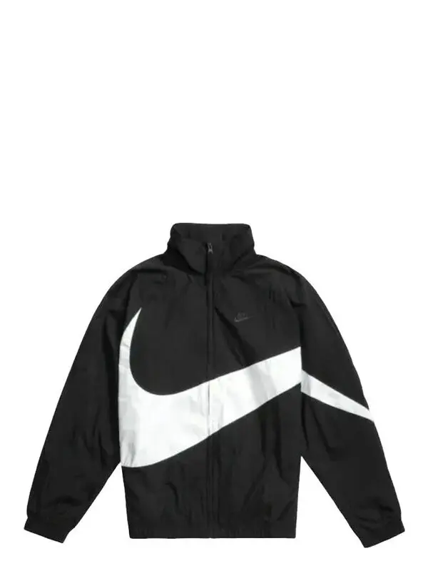 Nike Big Swoosh Woven Statement Jacket - Black