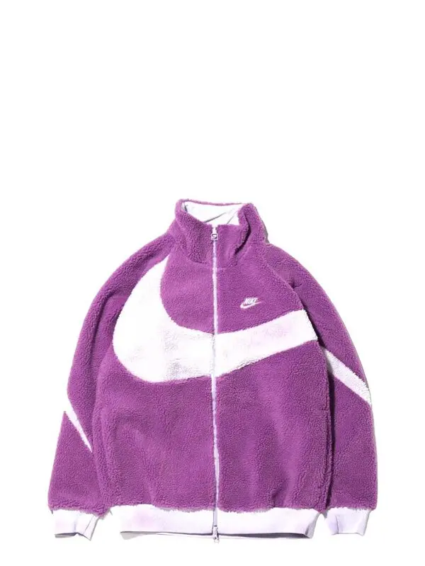 Nike Big Swoosh Reversible Boa Jacket - Purple