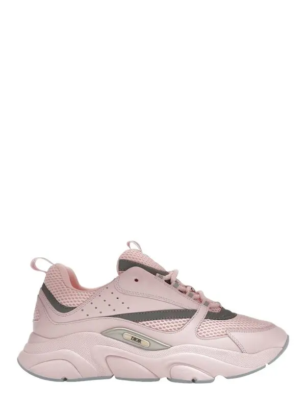 Dior B22 Technical Mesh Sneakers - Pink/silver