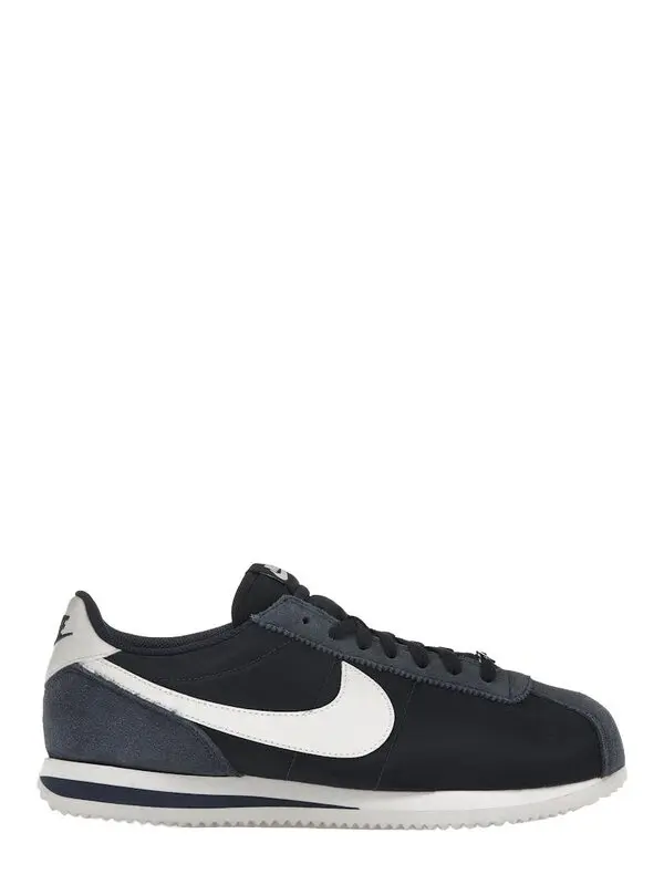 Nike Cortez Nylon Sneakers - Midnight Navy Blue/white