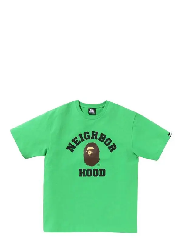 A BATHING APE X Neighborhood Tee Shirt - Green