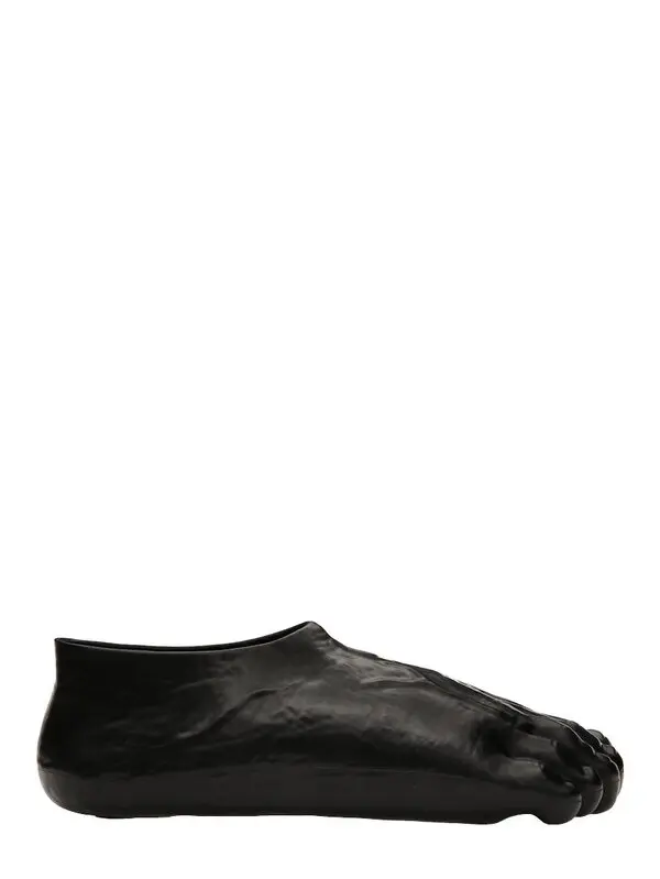 IMRAN POTATO Caveman Slippers - Black