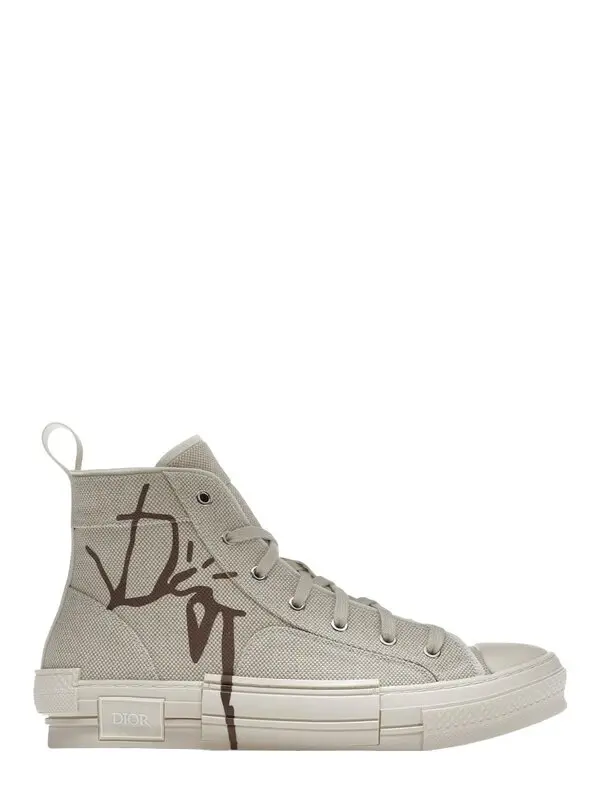 Dior B23 Cactus Jackin High-top Sneakers - Cream/coffee