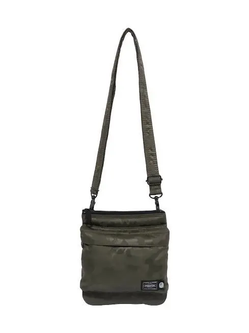 A BATHING APE X Porter Solid Camo Shoulder Pouch - Olive Drab