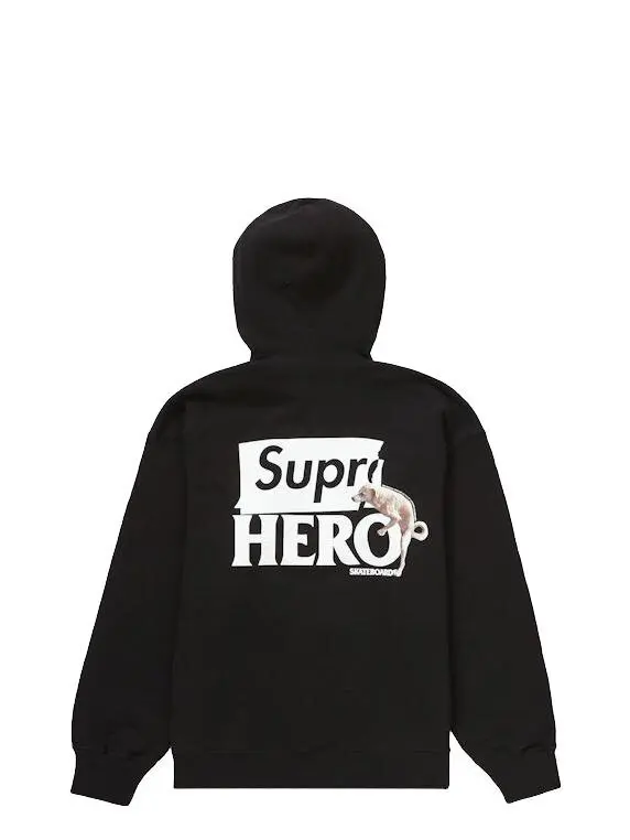 Supreme Antihero Hooded Sweatshirt - Black