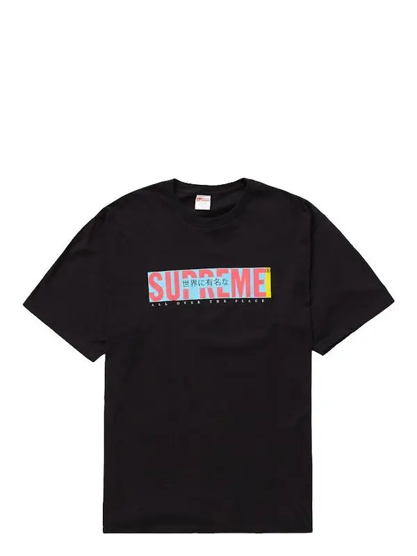 Supreme All Over Tee Shirt - Black