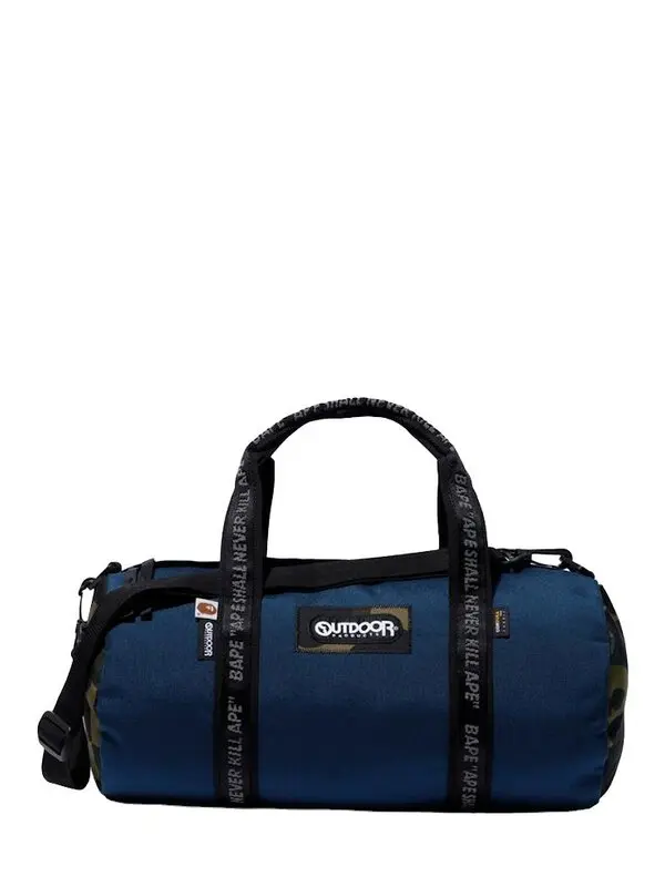 A BATHING APE X Outdoors Products Drum Bag - Navy Blue