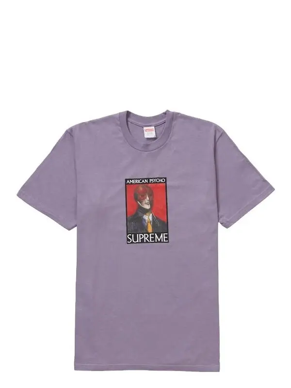 Supreme American Psycho Tee Shirt - Purple