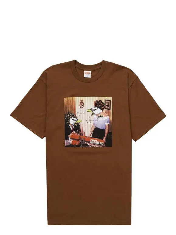 Supreme Antihero Curbs Tee Shirt - Brown