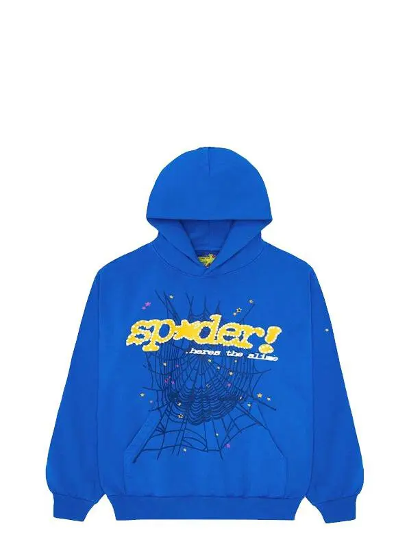 SP5DER Tc Hoodie - Blue