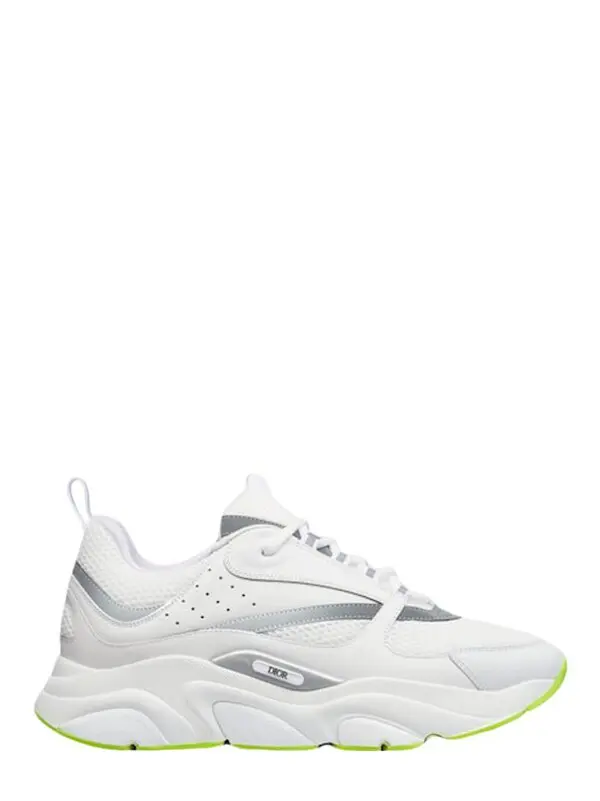 Dior B22 Sneakers - White/silver/fluo Green
