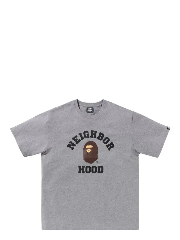 A BATHING APE X Neighborhood Tee Shirt - Grey